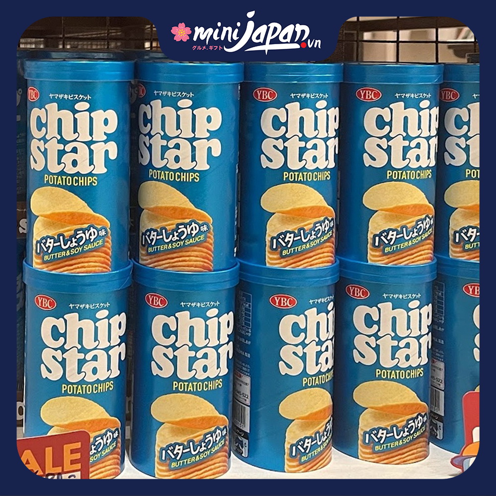 Khoai tây chiên Chipstar YBC vị nước tương 45g xanh dương - Mini Japan