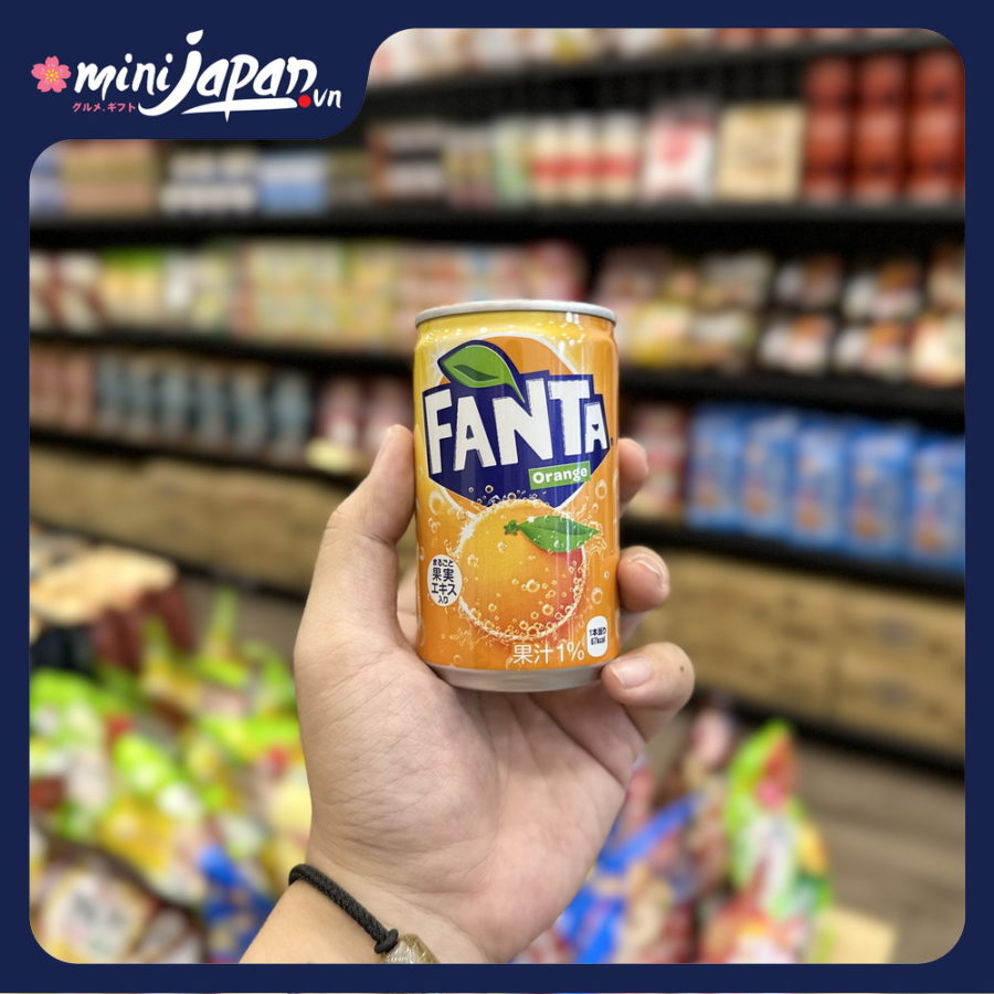 Nước ngọt Fanta Mini vị Cam lon 160ml - Mini Japan Store - Hồ Chí Minh