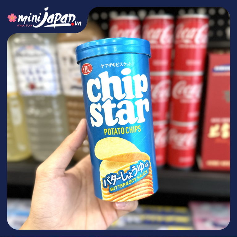 Khoai tây chiên Chipstar YBC vị nước tương 45g xanh dương - Mini Japan ...