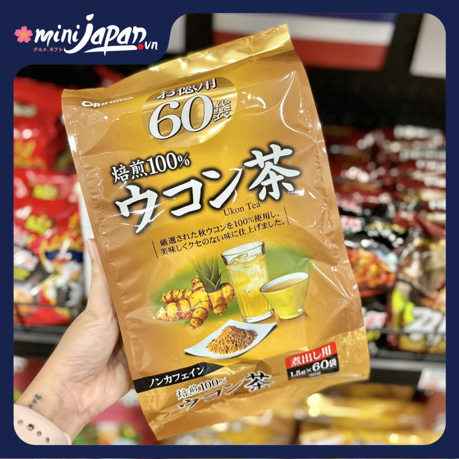 Trà nghệ giải độc gan Ukon Orihiro 60 gói - Mini Japan Store - Hồ Chí Minh